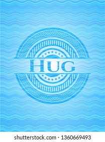 Hug Water Representation Emblem Background Stock Vector (Royalty Free ...