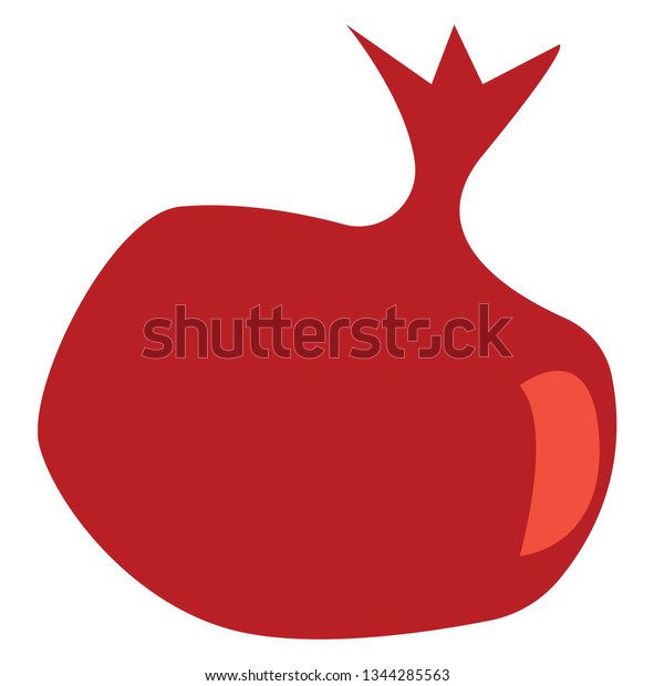 Huge Red Garnet Vector Color Drawing Stock Vector (Royalty Free ...