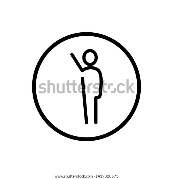 Human Action Poses Icon Illustration Design Stock Vector (Royalty Free ...