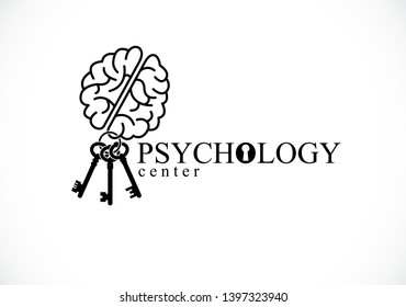 Human Anatomical Brain Keys Keychain Mental Stock Vector (Royalty Free ...