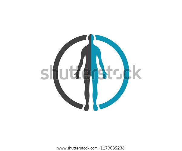 Human Anatomy Logo Icons Stock Vector (Royalty Free) 1179035236 ...