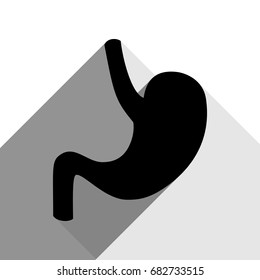 Human Anatomy Stomach Black Paper Shadow 库存矢量图（免版税）458420890 | Shutterstock