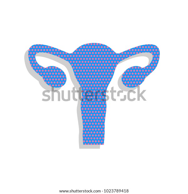 Human Anatomy Uterus Sign Vector Neon Stock Vector (Royalty Free ...