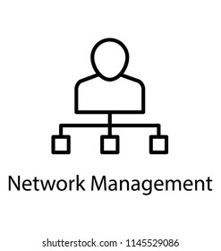 Human Avatar Leading Network Model Network Stock Vector (Royalty Free ...