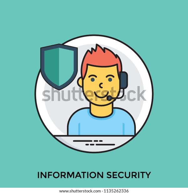 Human Avatar Security Advisor Giving Advice Stock Vector (Royalty Free ...