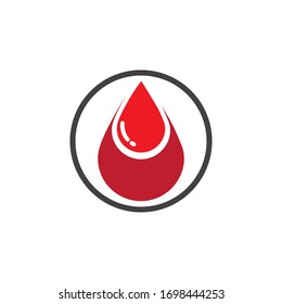 Human Blood Logo Template Vector Icon Stock Vector (Royalty Free ...