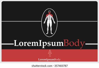 Human Body Concept Vector Logo Stock Vector (Royalty Free) 357403787 ...