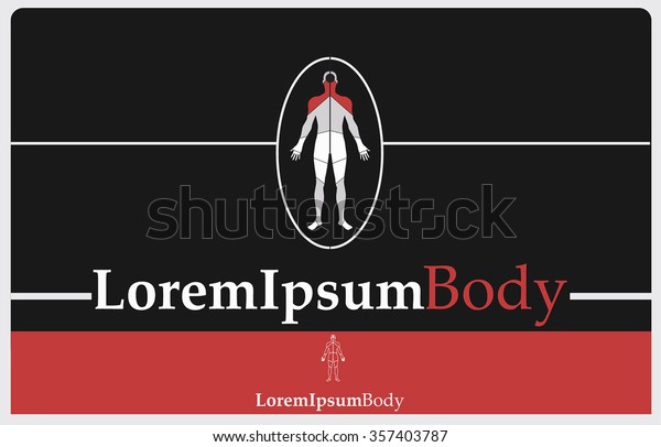 Human Body Concept Vector Logo Stock Vector (Royalty Free) 357403787 ...