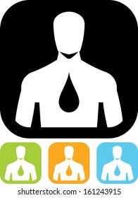 Human Body Hydration Icon Stock Vector (Royalty Free) 161243915 ...