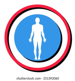 Human Body Icon Stock Vector (Royalty Free) 251392060 | Shutterstock