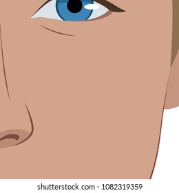 Human Body Part Cheek Stock Vector (Royalty Free) 1082319359