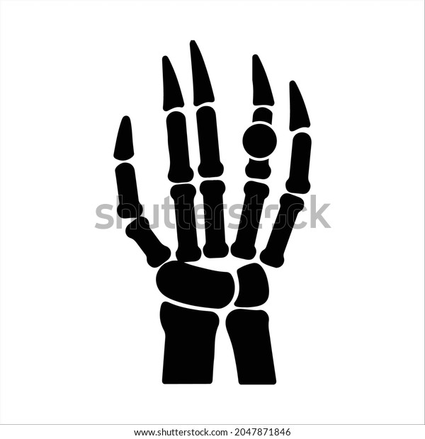 Human Bones Hand Rheumatology Icon: เวกเตอร์สต็อก (ปลอดค่าลิขสิทธิ์ ...