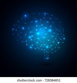 4,562 Blue brain with dots Images, Stock Photos & Vectors | Shutterstock