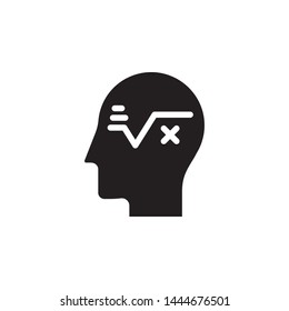 Human Brain Logical Thinking Outline Icon Stock Vector (Royalty Free ...