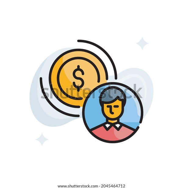 Human Capital Vector Filled Outline Icon Stock Vector (Royalty Free ...