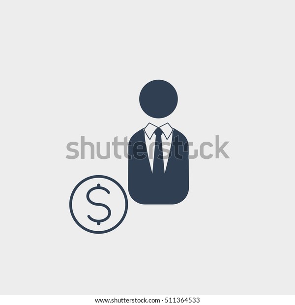 Human Coin Icon Stock Vector (Royalty Free) 511364533