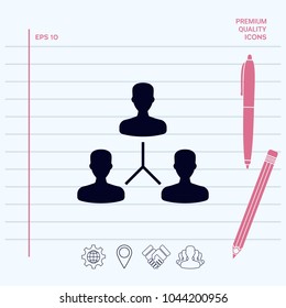 Human Connection Symbol Icon Stock Vector (Royalty Free) 1044200950