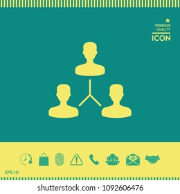Connect People Icon Design Stock Vector (Royalty Free) 1073434613