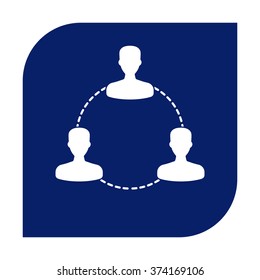 Human Connection Symbol Stock Vector (Royalty Free) 264772835