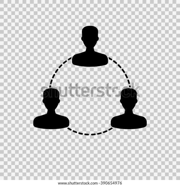 Human Connection Symbol Stock Vector (Royalty Free) 390654976 ...