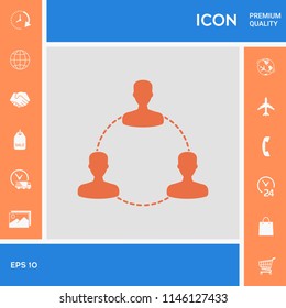 Human Connection Symbol Icon Stock Vector (Royalty Free) 1146127433 ...