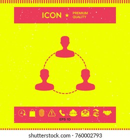 Human Connection Symbol Icon Stock Vector (Royalty Free) 760002793 ...