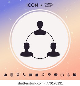 Human Connection Symbol Icon Stock Vector (Royalty Free) 770198131 ...