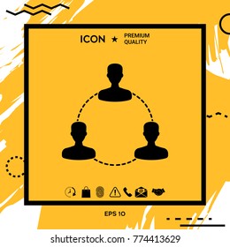 Human Connection Symbol Stock Vector (Royalty Free) 774413686
