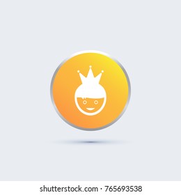 Human Crown Icon Stock Vector (Royalty Free) 765693538