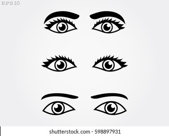 Vector Avatar Eye Stock Vector (Royalty Free) 1342680941