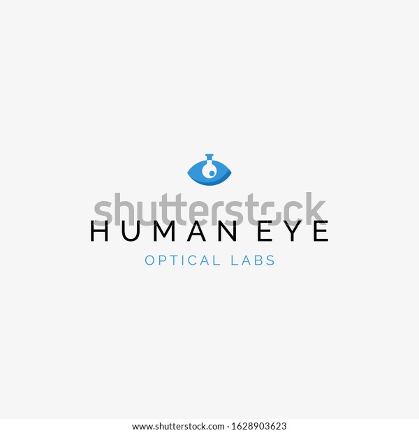 Human Eye Test Tube Logo Design 库存矢量图（免版税）1628903623 | Shutterstock