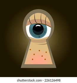 503 Eye through key hole Images, Stock Photos & Vectors | Shutterstock