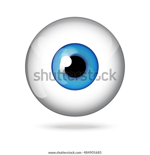 Human Eyerealistic Vector Illustration Isolated On Stock Vector ...