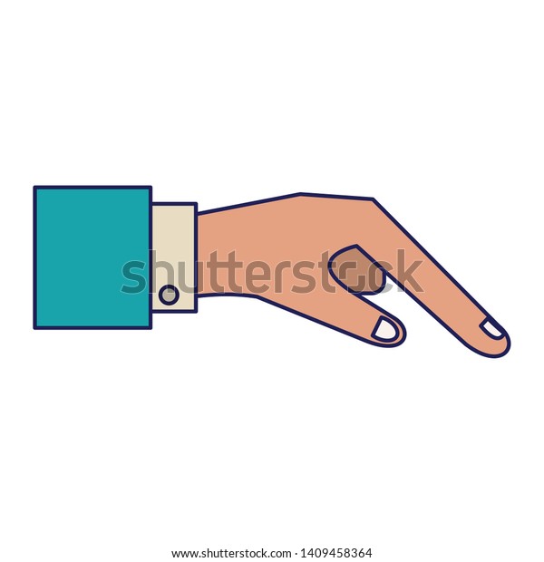 Human Finger Cartoon Vector Illustration Graphic Stock Vector (Royalty ...