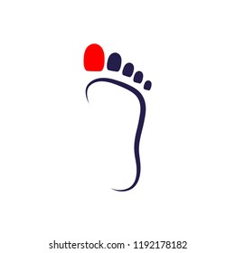 Human Foot Logo Icon Design Template: เวกเตอร์สต็อก (ปลอดค่าลิขสิทธิ์ ...