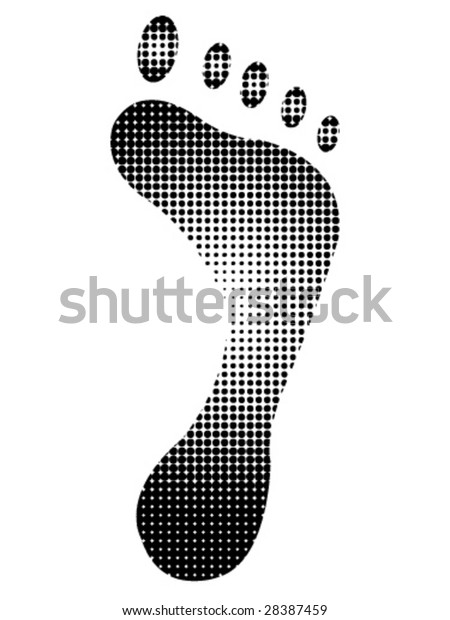 Human Footprint Illustration Stock Vector (Royalty Free) 28387459
