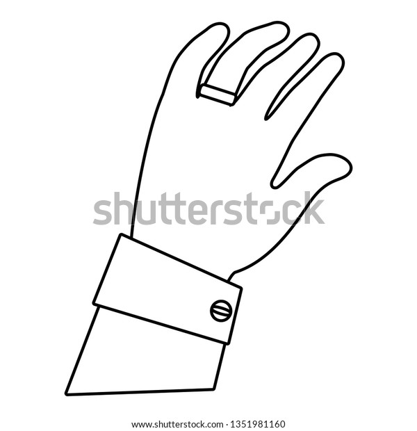 Human Hand Cartoon Stock Vector (Royalty Free) 1351981160 | Shutterstock