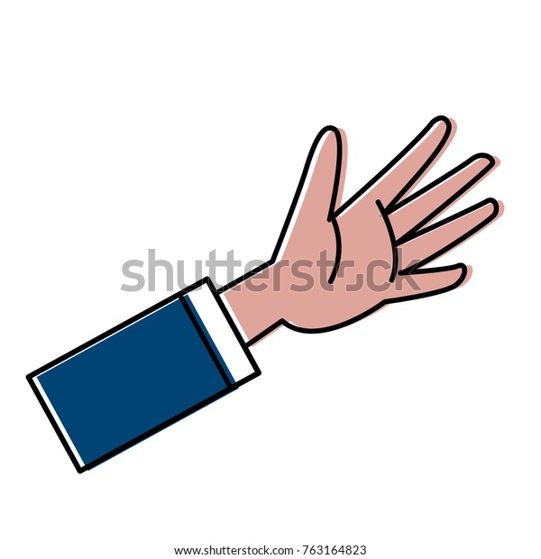 Human Hand Cartoon Stock Vector (Royalty Free) 763164823 | Shutterstock