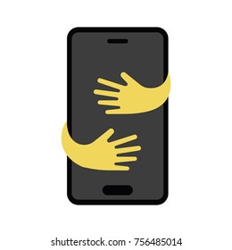 23,580 Hug phone Images, Stock Photos & Vectors | Shutterstock