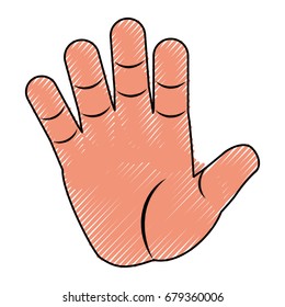 Human Hand Symbol Stock Vector (Royalty Free) 679360006 | Shutterstock