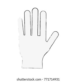Human Hand Symbol Stock Vector (Royalty Free) 771714931 | Shutterstock