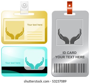 Human Hands Vector Id Cards 库存矢量图（免版税）53237089 | Shutterstock