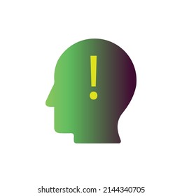 Human Head Deep Symbol Logoicon Stock Vector (Royalty Free) 2144340705 ...