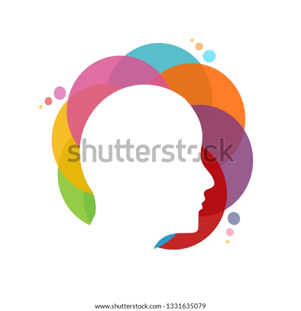 Human Head Logo Icon Stock Vector (Royalty Free) 1331635079