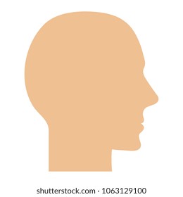 Human Head Profile Icon Stock Vector (Royalty Free) 1063129100 ...