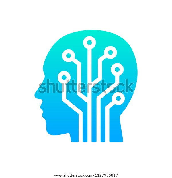 Human Head Tech Logo Circuit Board 库存矢量图（免版税）1129955819 | Shutterstock