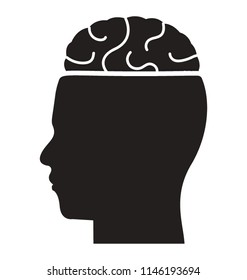 Human Head Top Opening Showing Inner Stock Vector (Royalty Free ...