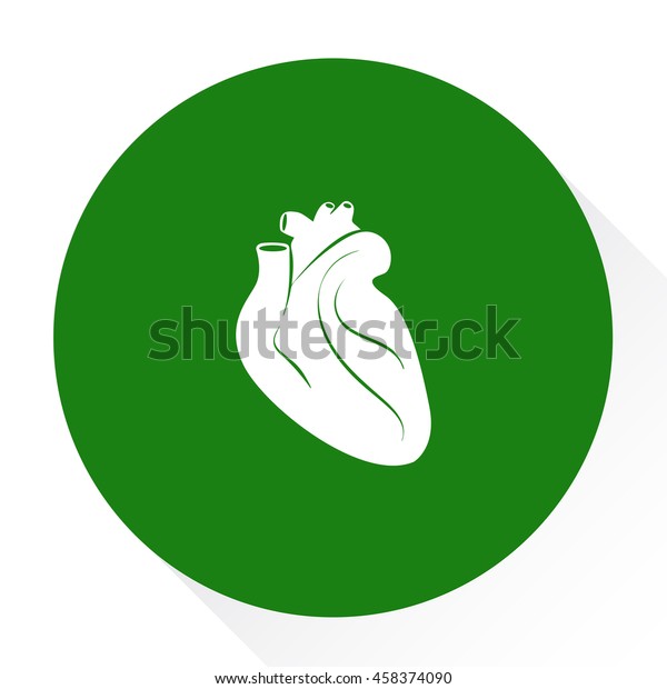 Human Heart Icon Stock Vector (Royalty Free) 458374090 | Shutterstock