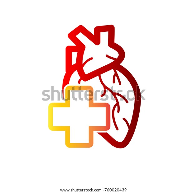 Human Heart Medicine Logo Stock Vector (Royalty Free) 760020439 ...