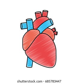 Human Heart Symbol Stock Vector (Royalty Free) 688314430 | Shutterstock